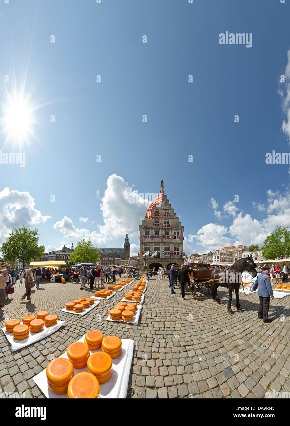 Netherlands, Holland, Europe, Gouda, Cheese, tradition, market, city ...