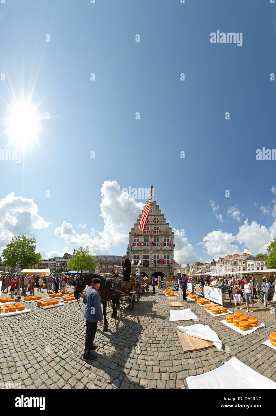 Netherlands, Holland, Europe, Gouda, Cheese, tradition, market, city ...