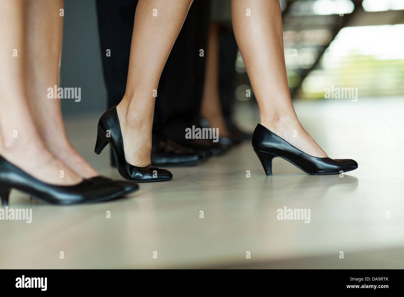 businesswoman standing out of the crowd Stock Photo - Alamy