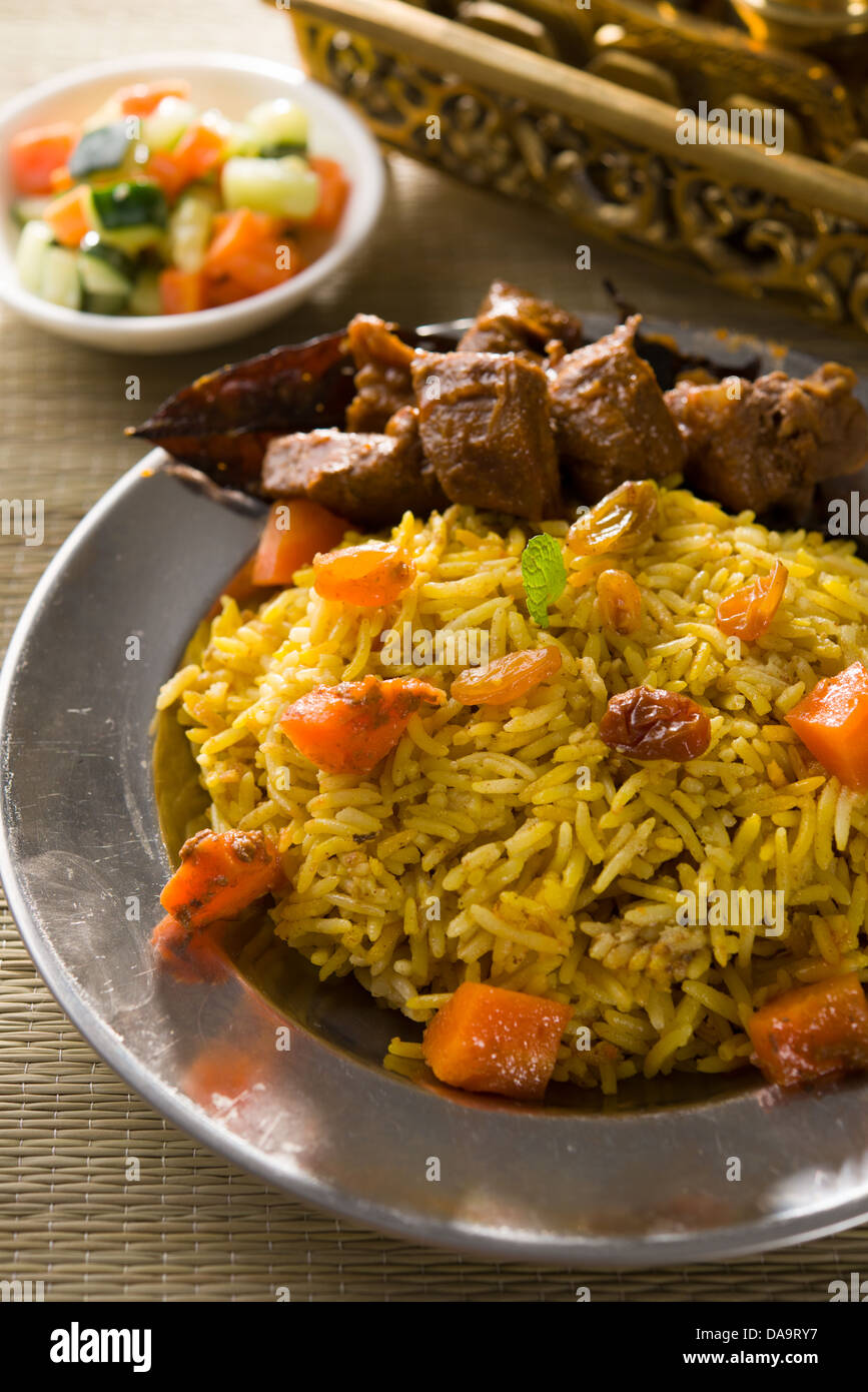 arab rice, ramadan foods in middle east usually served with tandoor ...