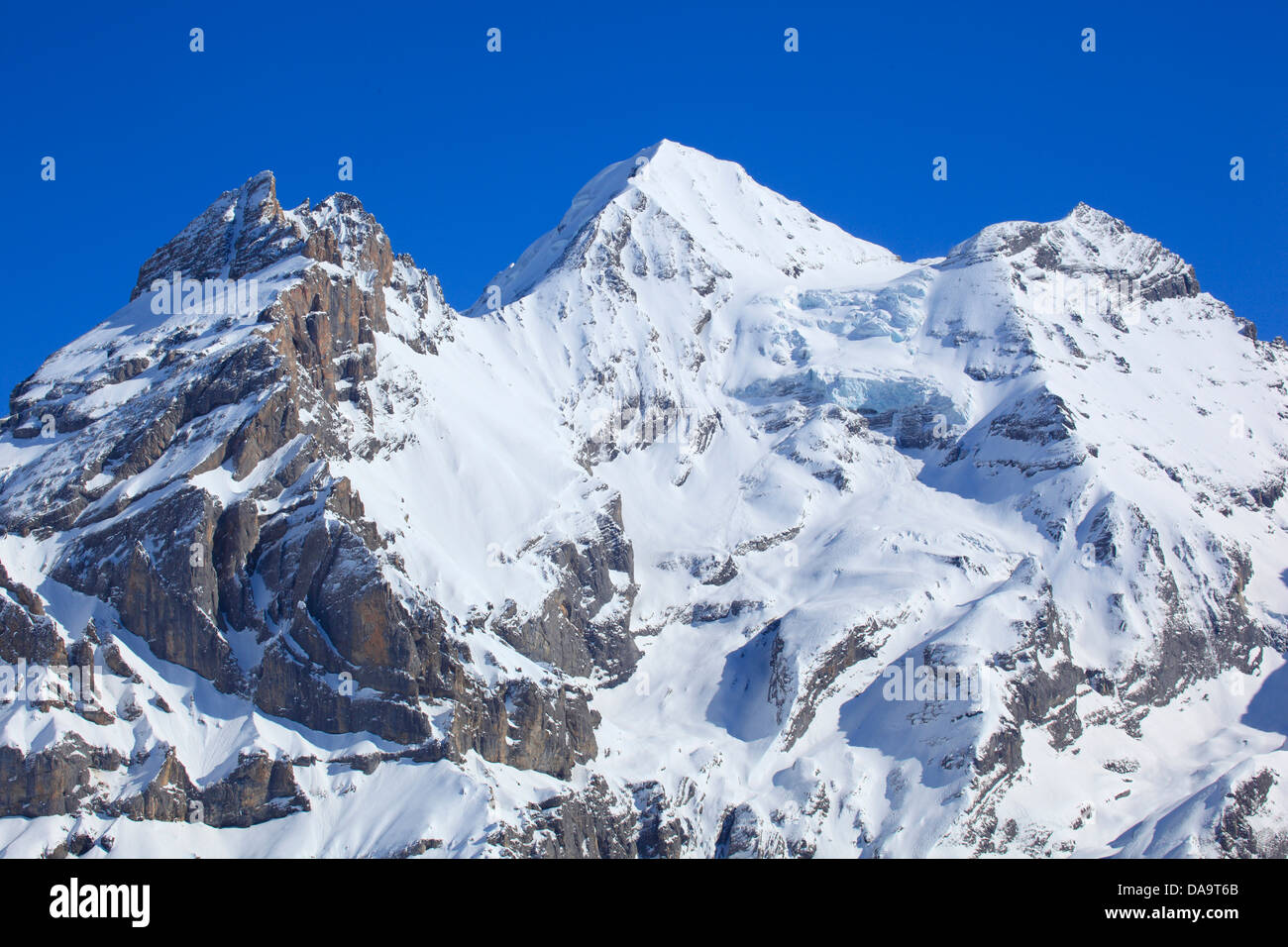 Alps, Alpine, panorama, view, mountain, mountains, massif, Bern ...