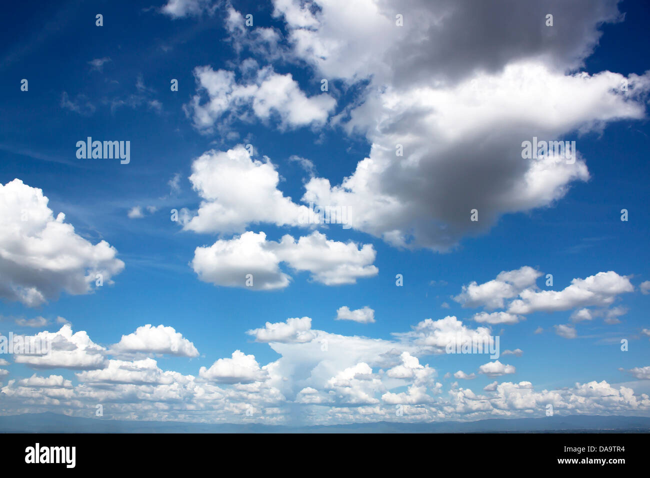The Vast Blue Sky And Clouds Sky Stock Photo - Alamy