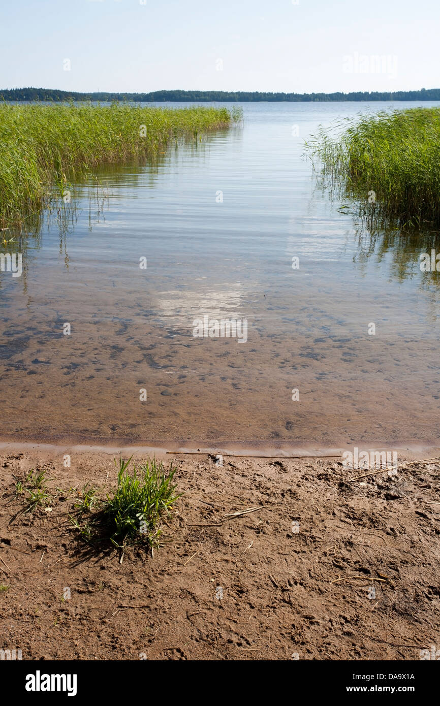 Lake scenery, Lappeenranta Finland Stock Photo - Alamy