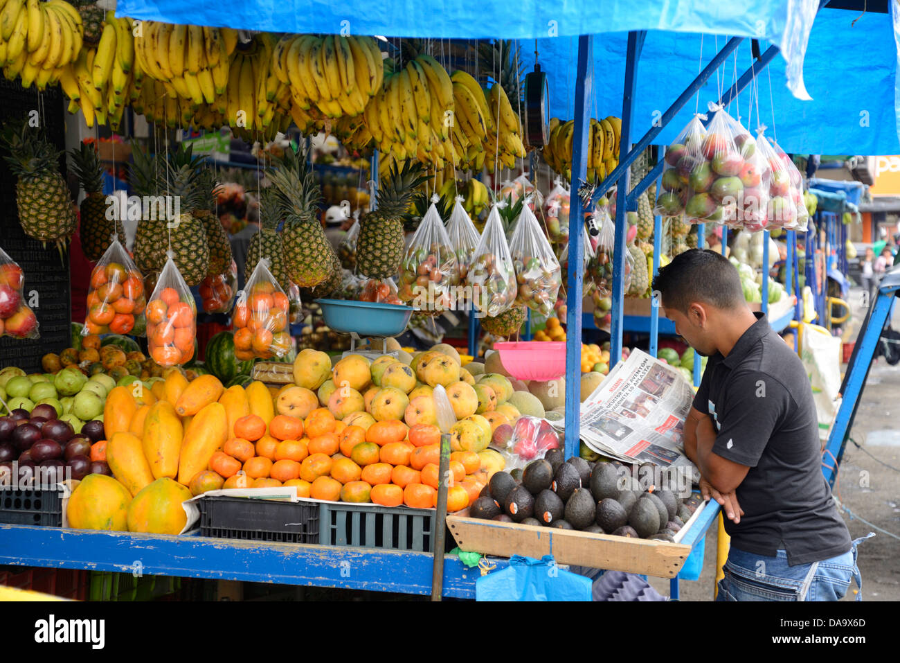 Central America, Costa Rica, Cartago, market, fruit, Cartago Stock ...