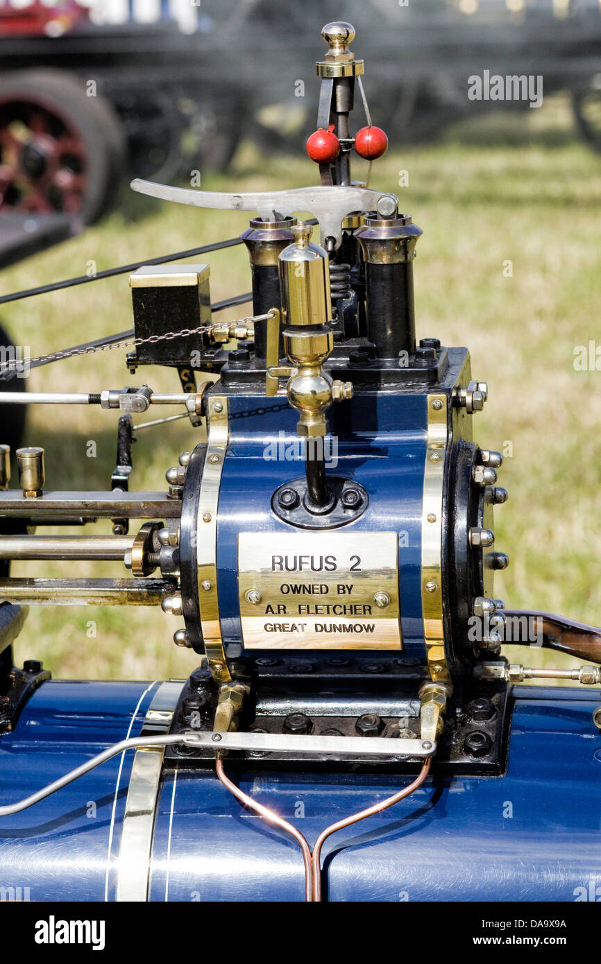4 inch scale Burrell Miniature traction engine Rufus 2 Stock Photo - Alamy