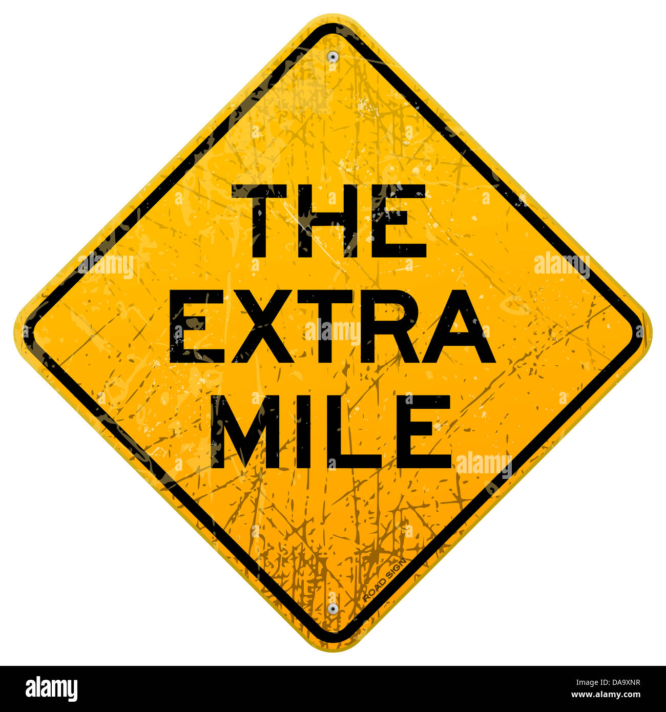 The Extra Mile Stock Photo - Alamy