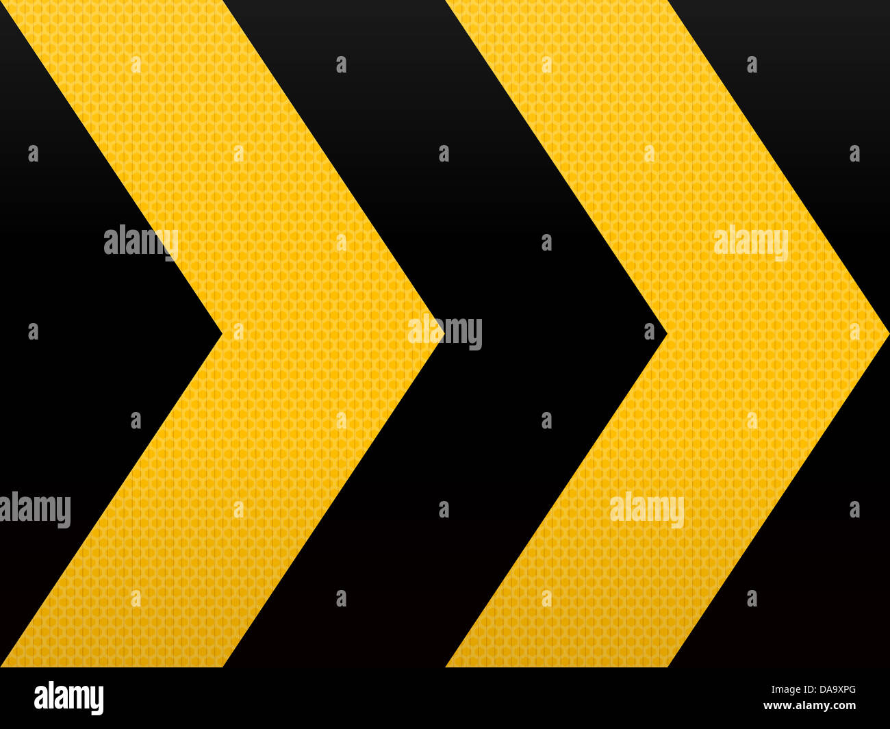 Seamless Yellow Black Arrow Stock Photo - Alamy