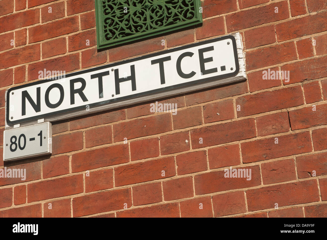 Adelaide street sign hi-res stock photography and images - Alamy