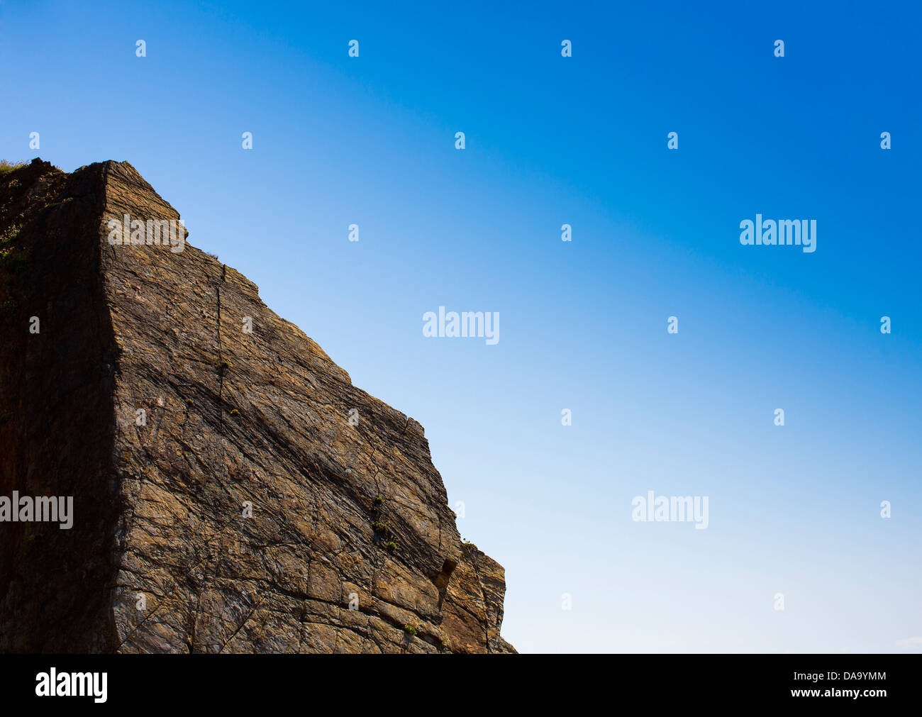 Cliff face at Sandymouth Bay, north Devon, England Stock Photo - Alamy