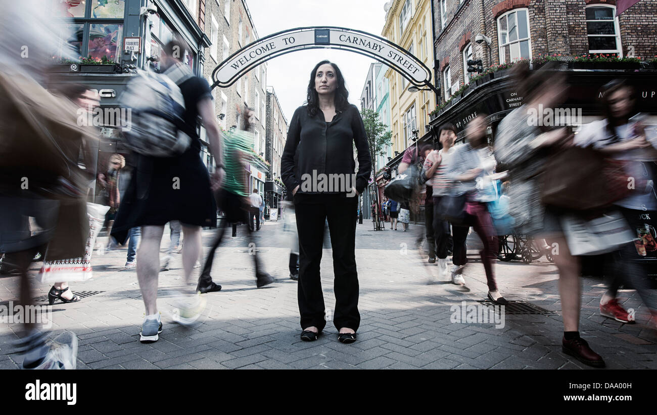 Frantic woman hi-res stock photography and images - Alamy