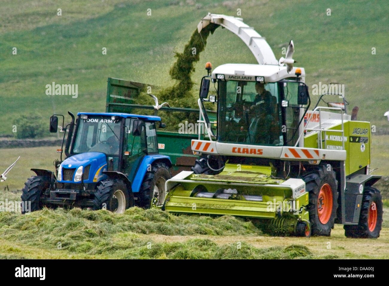 John deere forage harvester hi-res stock photography and images - Alamy