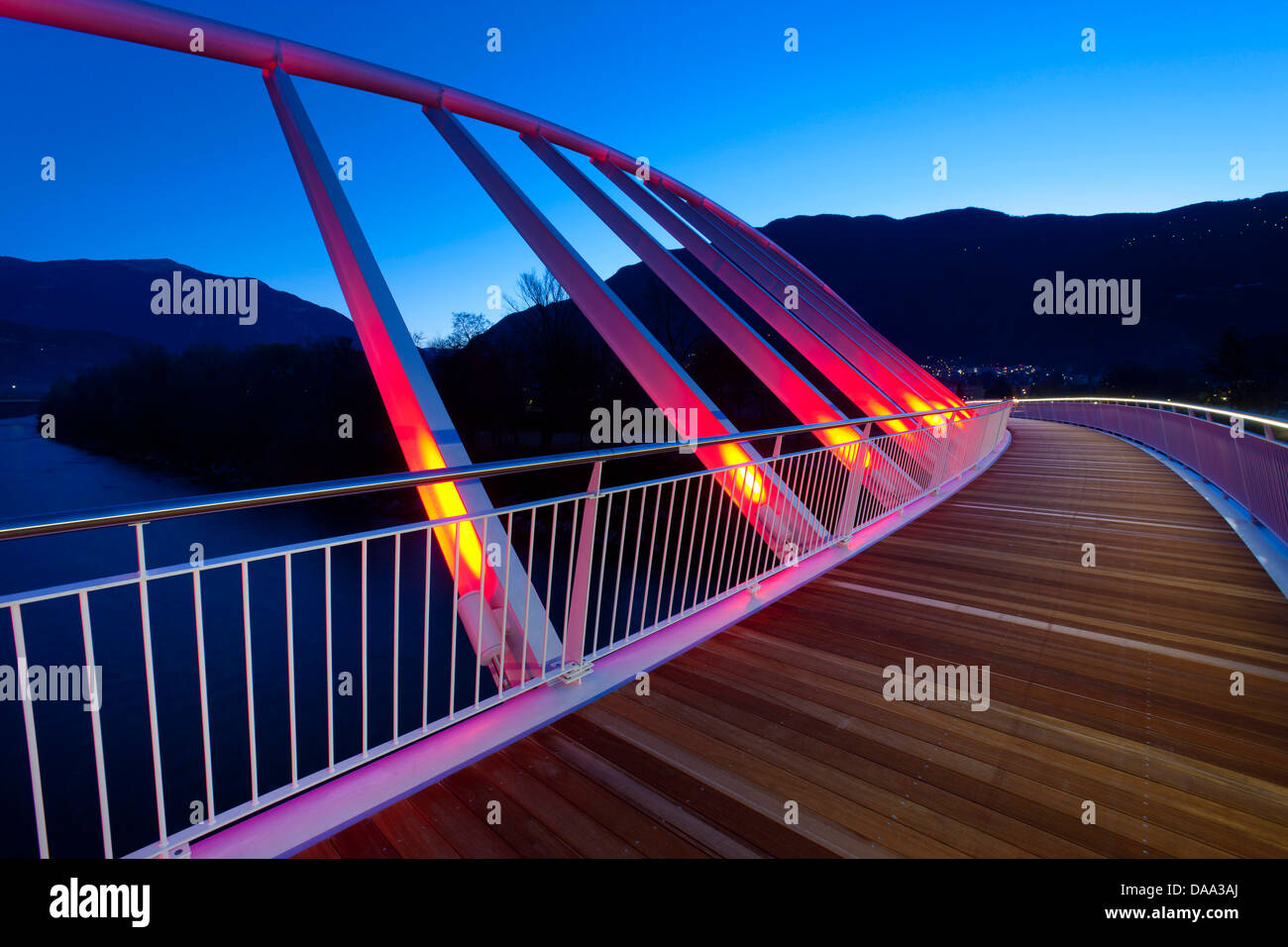Bellinzona, cycle track, Switzerland, Europe, canton, Ticino, way ...