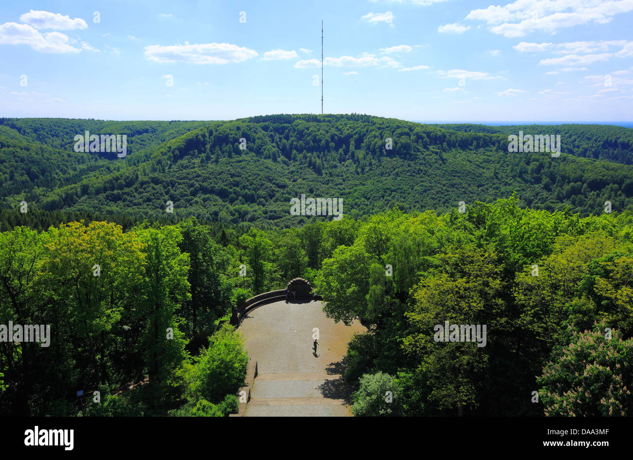 Blick vom hermannsdenkmal zum bielstein hi-res stock photography and ...