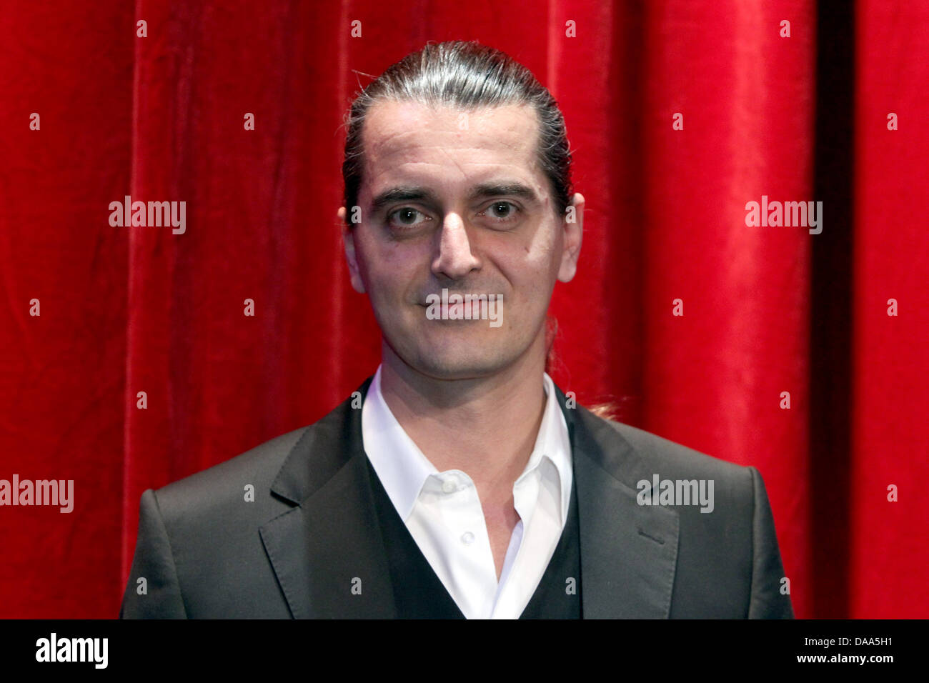 The winner of the German Cabaret Prize Hagen Rether poses in Nuremberg ...