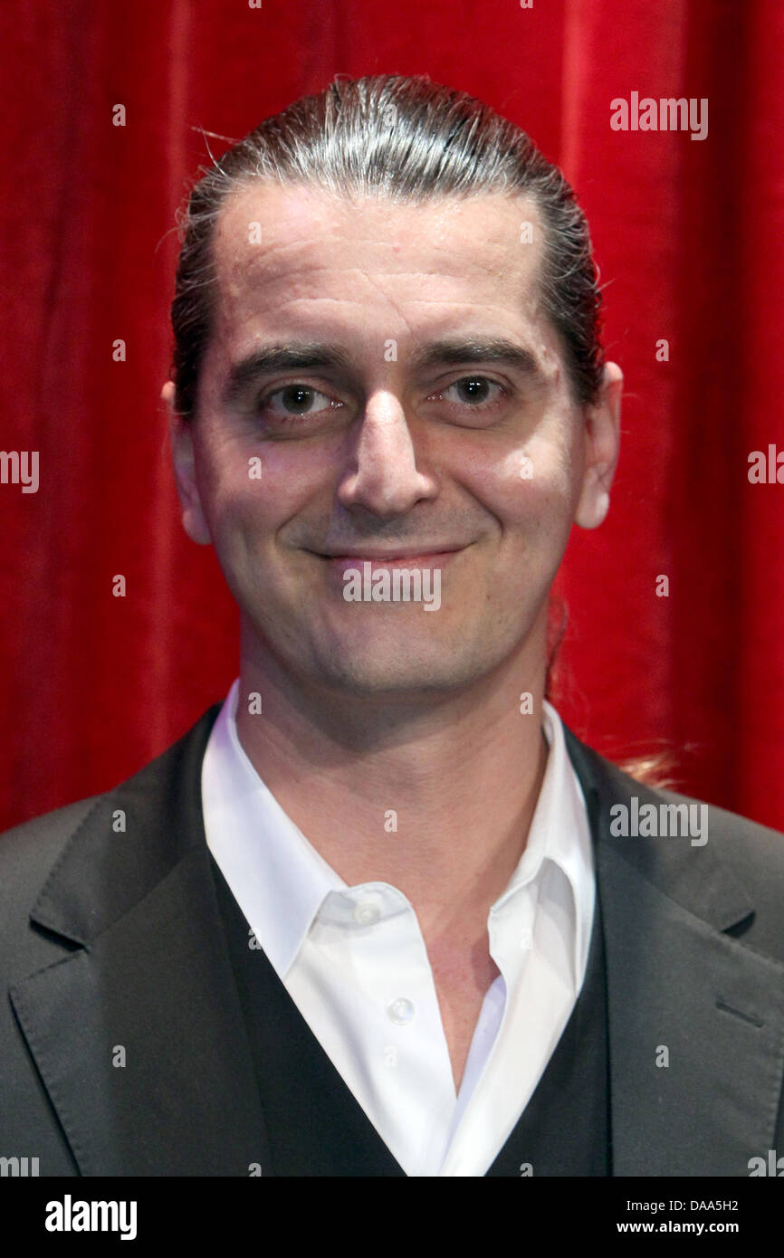 The winner of the German Cabaret Prize Hagen Rether poses in Nuremberg ...