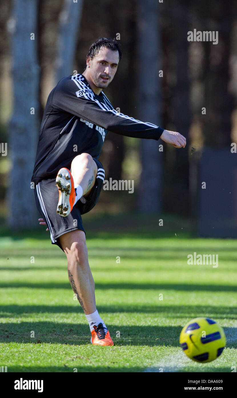 Hugo Almeida of Besiktas during the club's training camp in Belek ...
