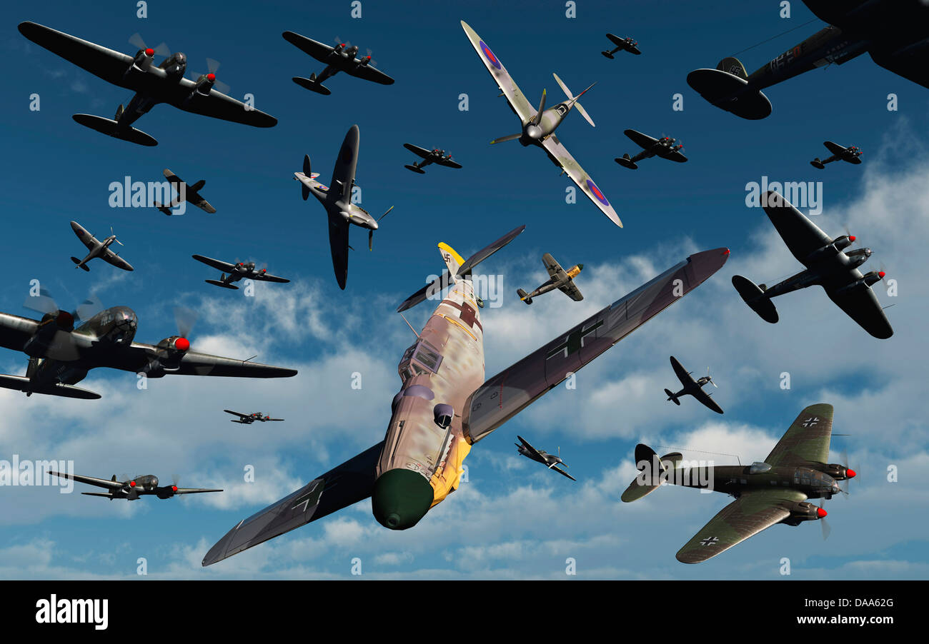 The Battle Of Britain Stock Photo - Alamy