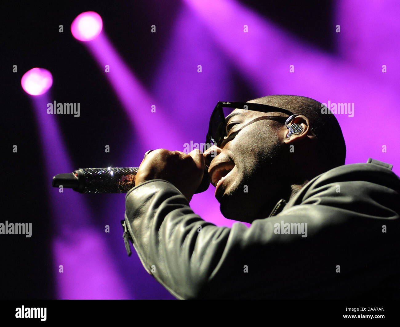 British rapper Tinie Tempah perfroms at O2 World in Berlin, Germany, 12 ...