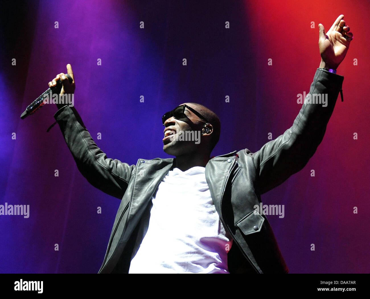 British rapper Tinie Tempah perfroms at O2 World in Berlin, Germany, 12 ...