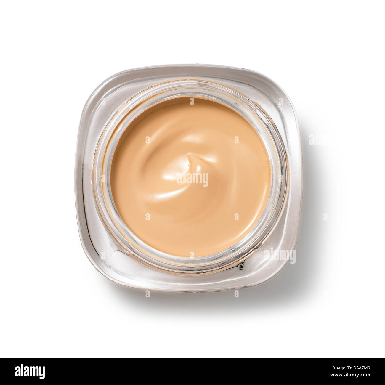 pot of foundation cut out onto a white background Stock Photo - Alamy