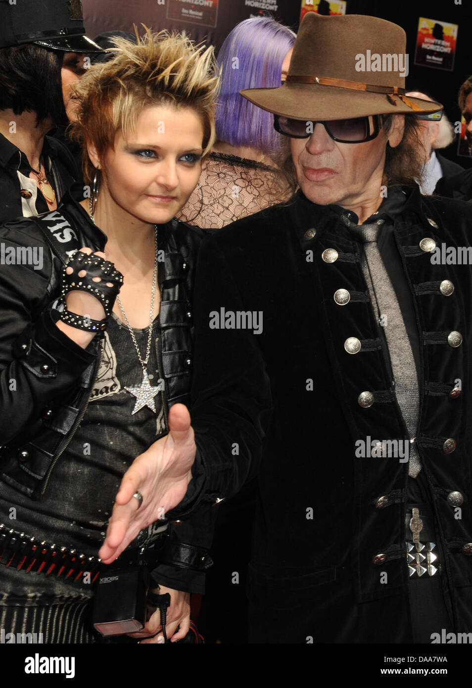 The rock musician Udo Lindenberg arrives at the premiere of the new ...