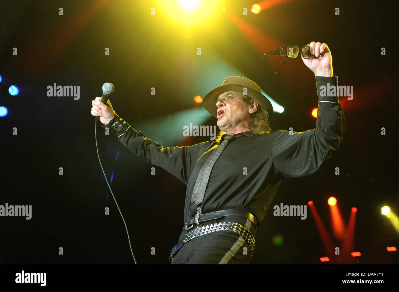 German rock music icon Udo Lindenberg performs in his musical 'Behind ...