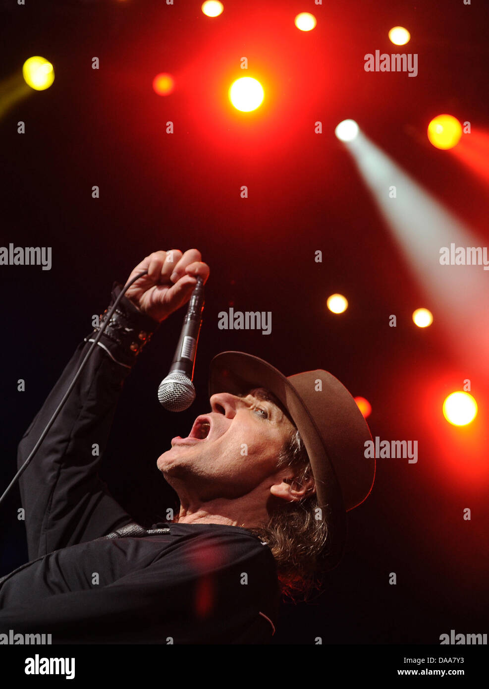 German rock music icon Udo Lindenberg performs in his musical 'Behind ...