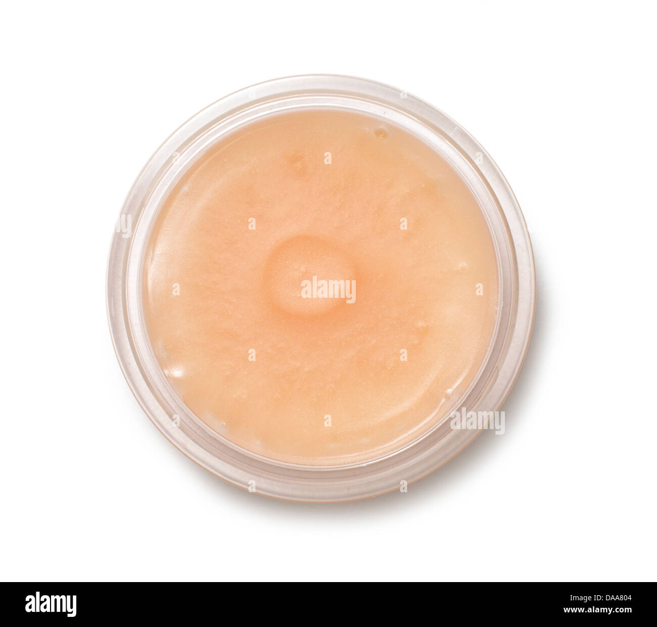pink beige body cream gel cut out onto a white background Stock Photo ...