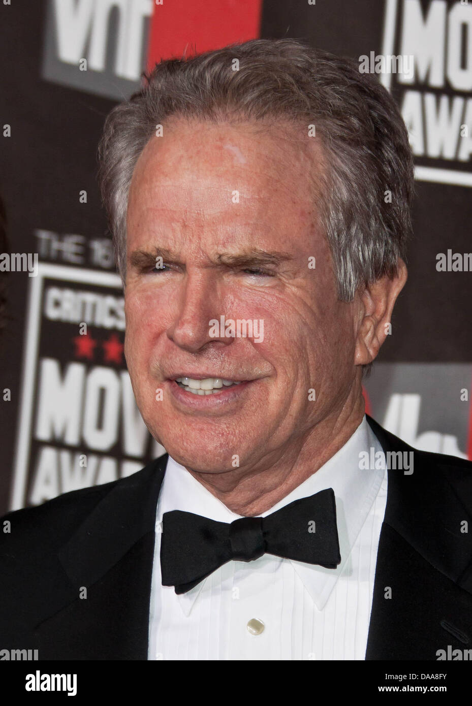 Actor Warren Beatty arrives at the 16th Annual Critic's Choice Movie ...