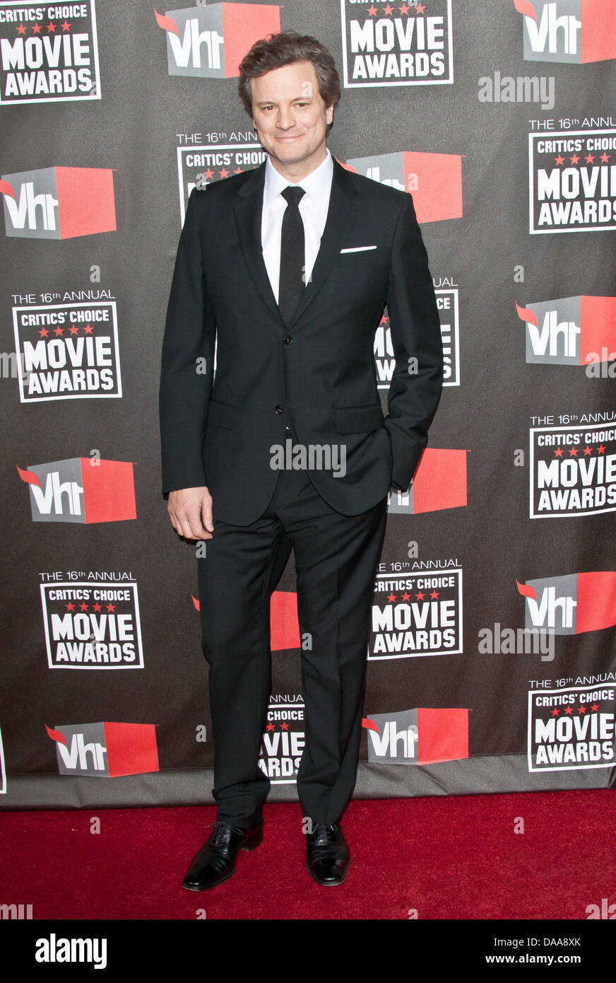 Actor Colin Firth arrives at the 16th Annual Critic's Choice Movie ...