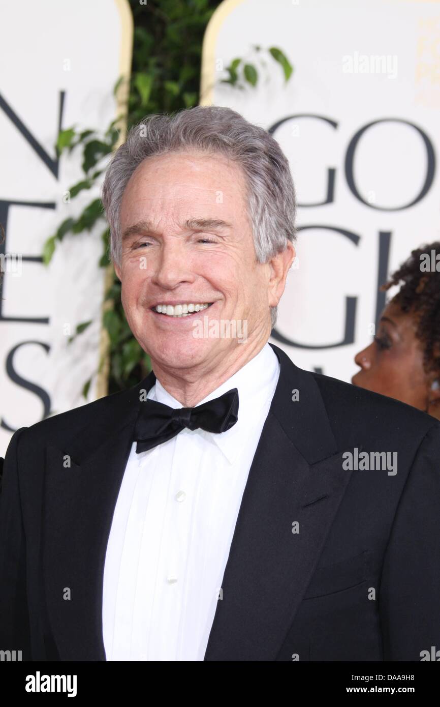 US actor Warren Beatty arrives at the 68th Golden Globe Awards ...
