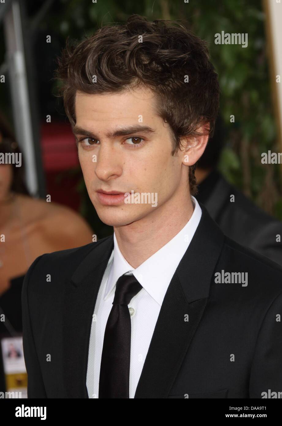 US actor Andrew Garfield arrives at the 68th Golden Globe Awards ...