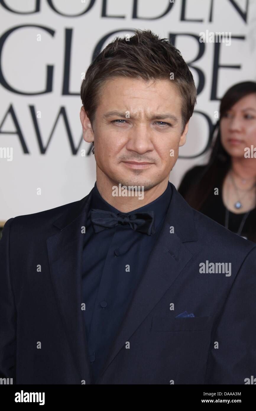 US actor Jeremy Renner arrives at the 68th Golden Globe Awards ...