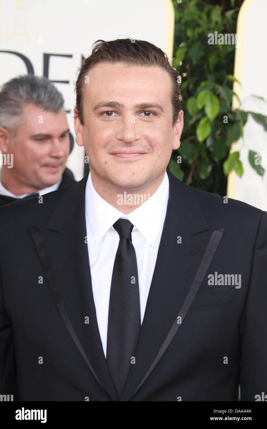 US actor Jason Segel arrives at the 68th Golden Globe Awards presented ...