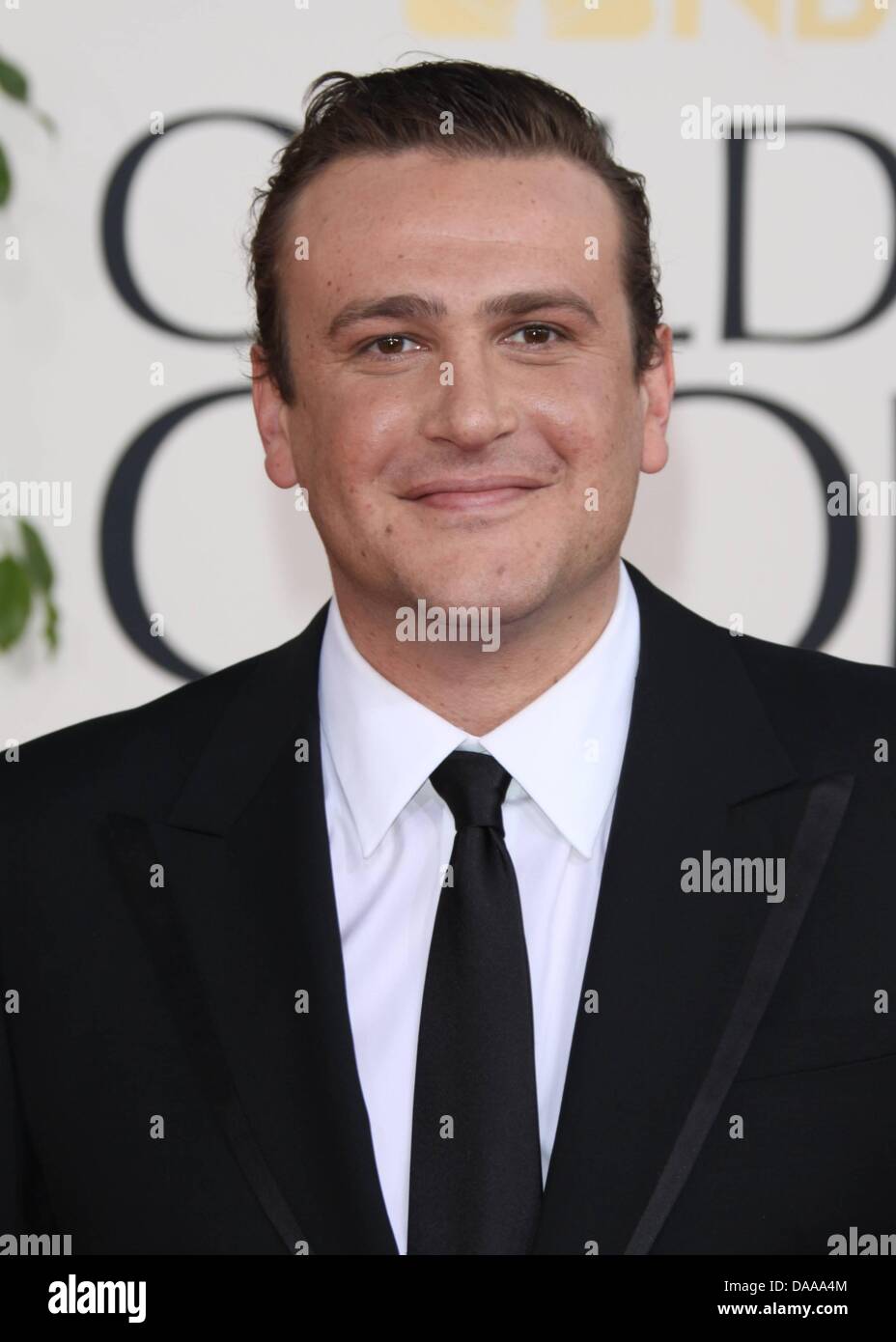 US actor Jason Segel arrives at the 68th Golden Globe Awards presented ...