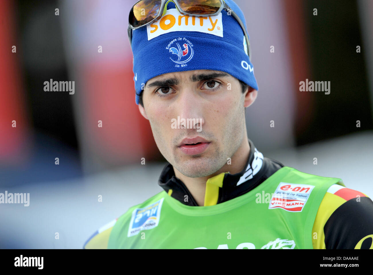 France's Martin Fourcade competes in the Men's 12.5km Pursuit at the ...
