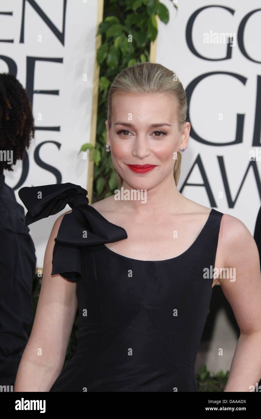 US actress Piper Perabo arrives at the 68th Golden Globe Awards ...