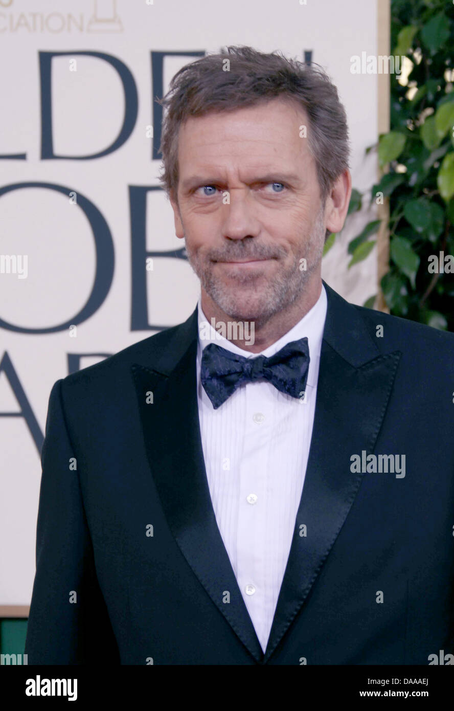 British actor Hugh Laurie arrives at the 68th Golden Globe Awards ...