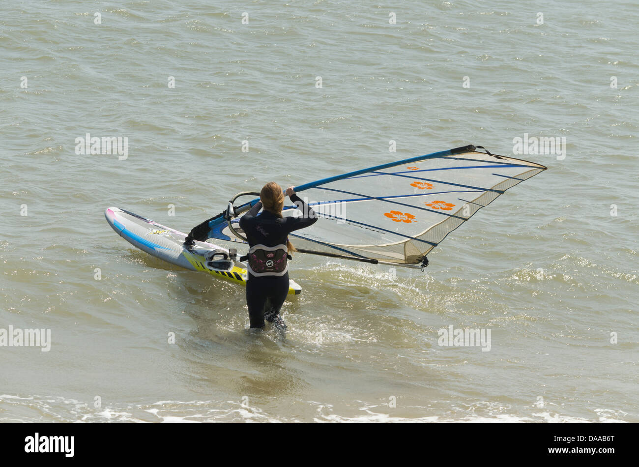 Windsurfing woman hi-res stock photography and images - Alamy