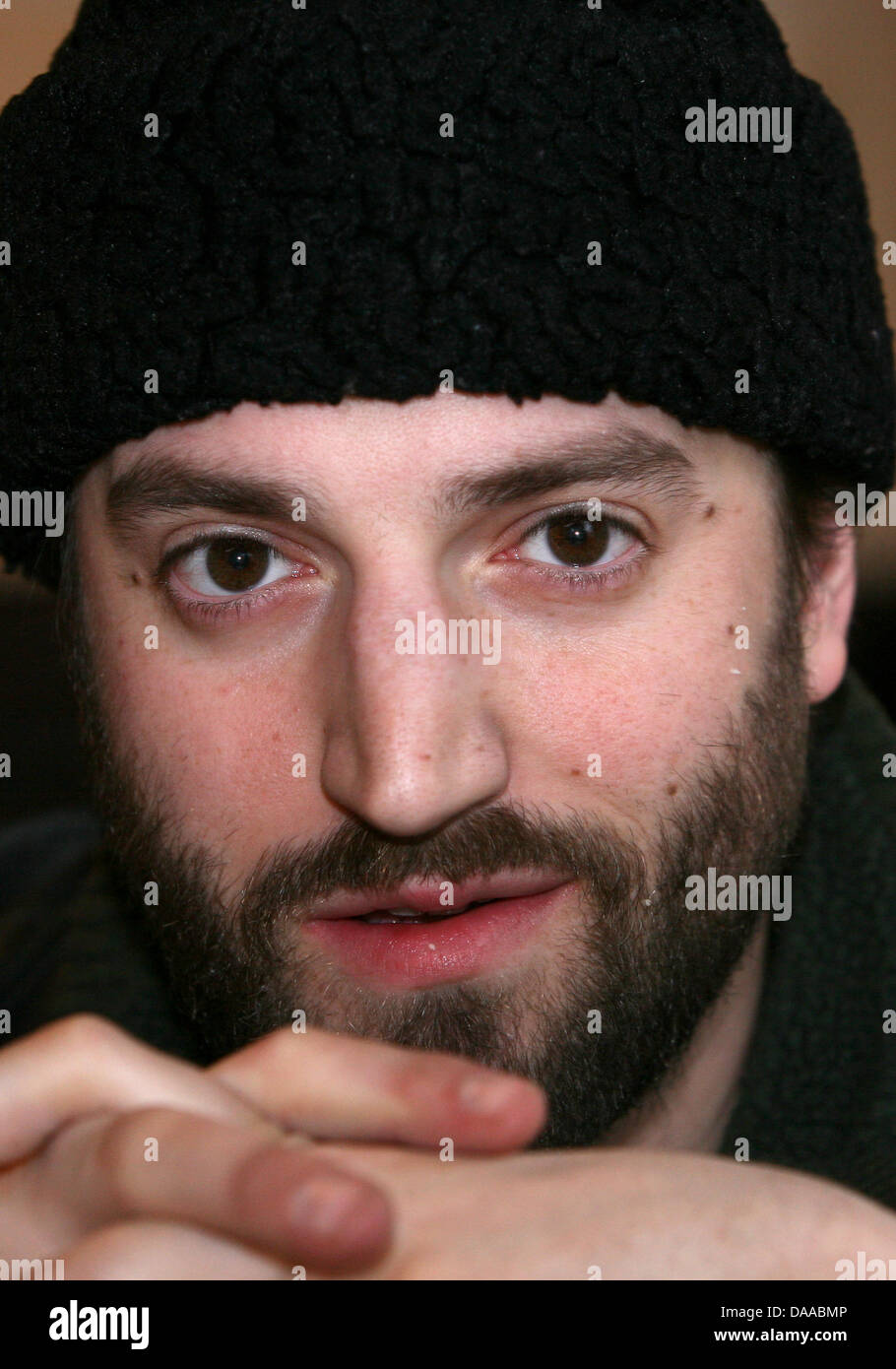 The American singer Daniel Kahn on 18. January 2011 in Berlin, Germany ...