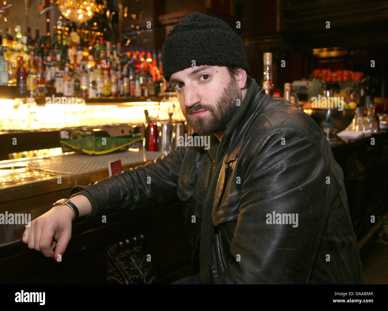 The American singer Daniel Kahn on 18. January 2011 in Berlin, Germany ...