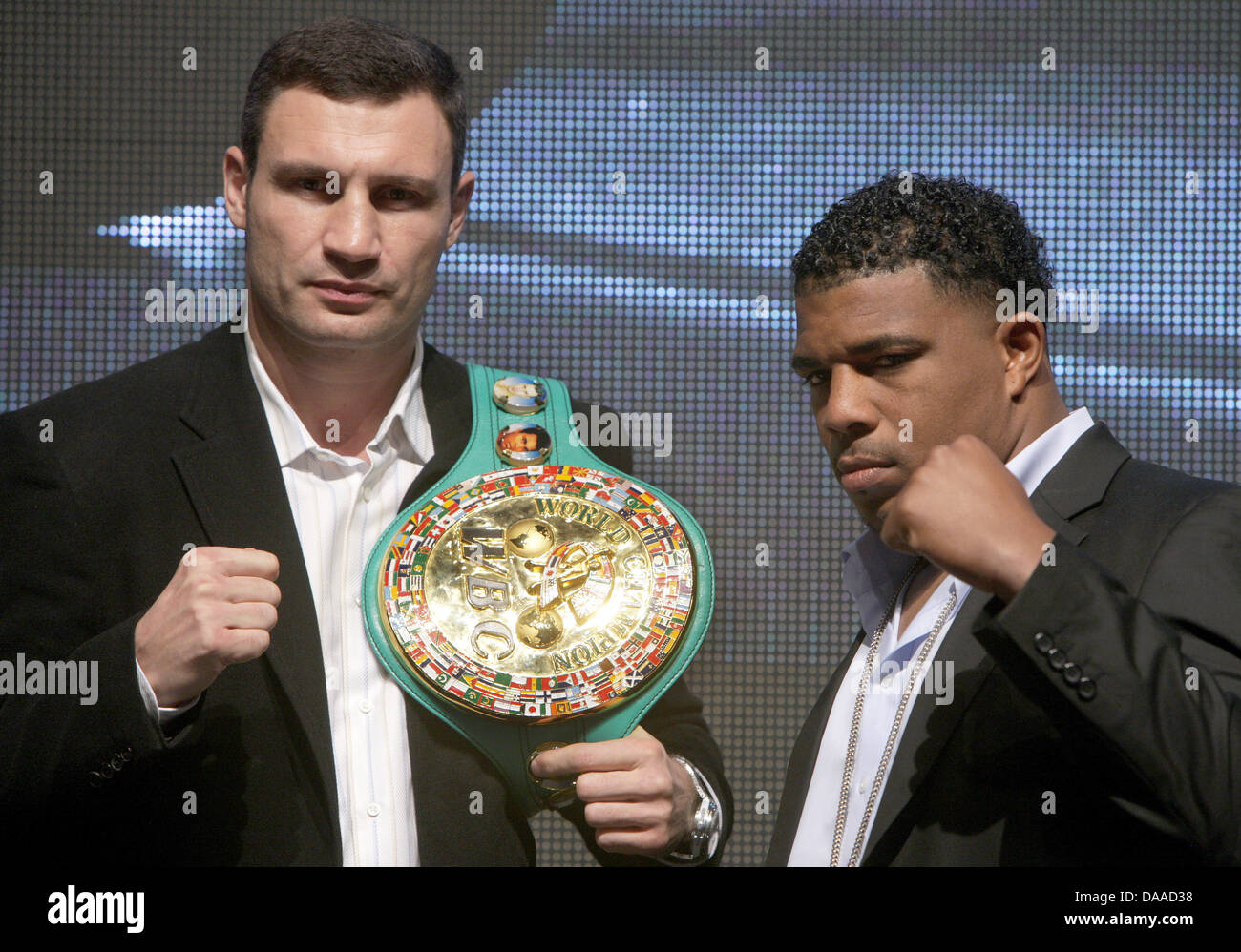 The Ukranian World Heavyweight Boxing Champion Vitali Klitschko and the ...