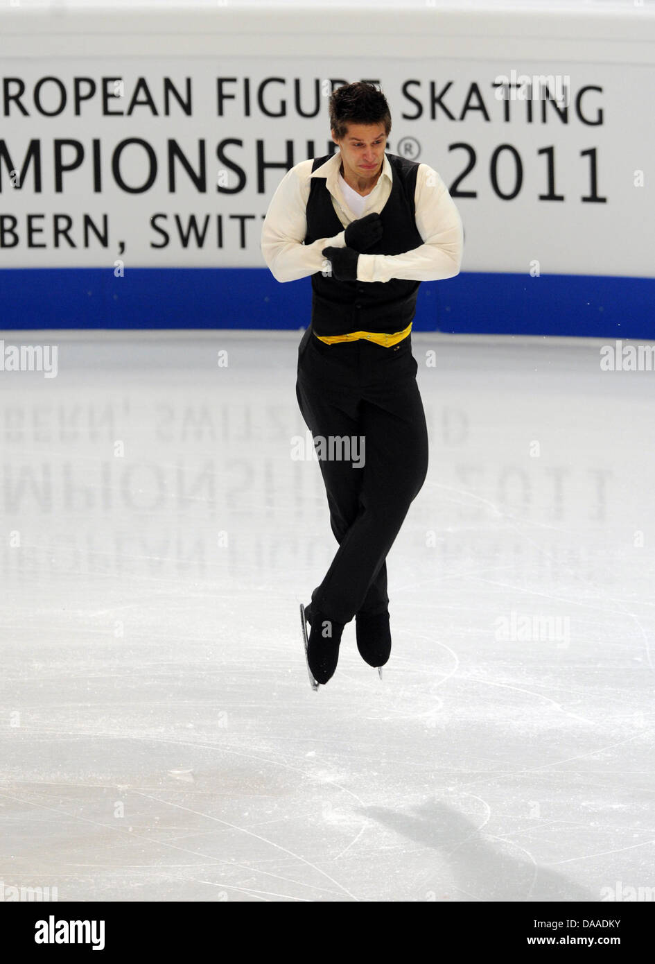 Austria's Viktor Pfeifer competes at the European Figure Skating ...