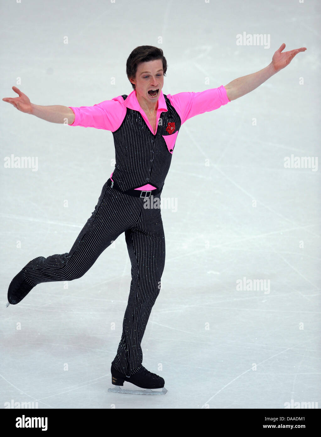 Denmark's Justus Strid competes at the European Figure Skating ...