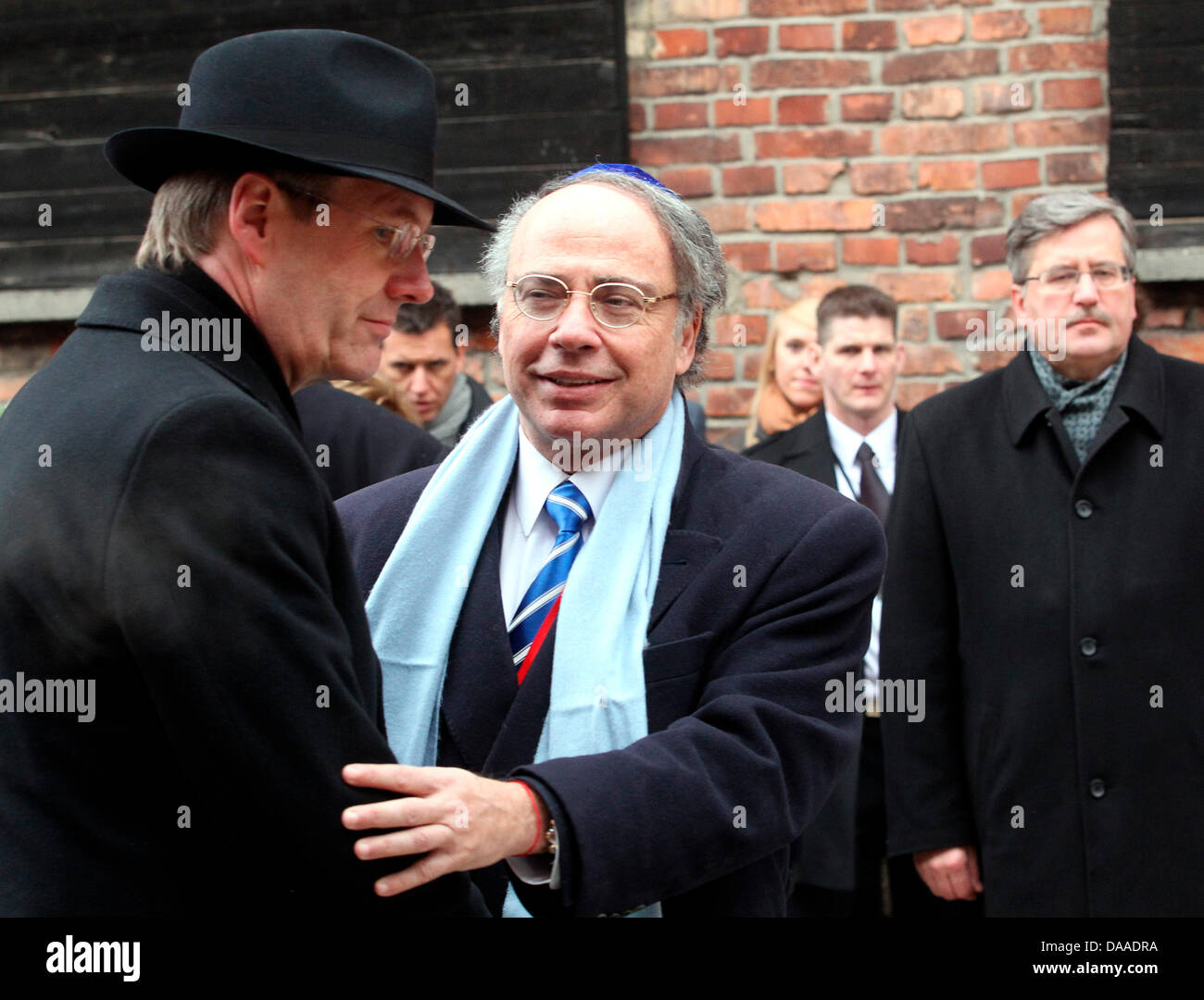 Chairman of Central Consistory of Jews in Germany Dieter Graumann (C ...