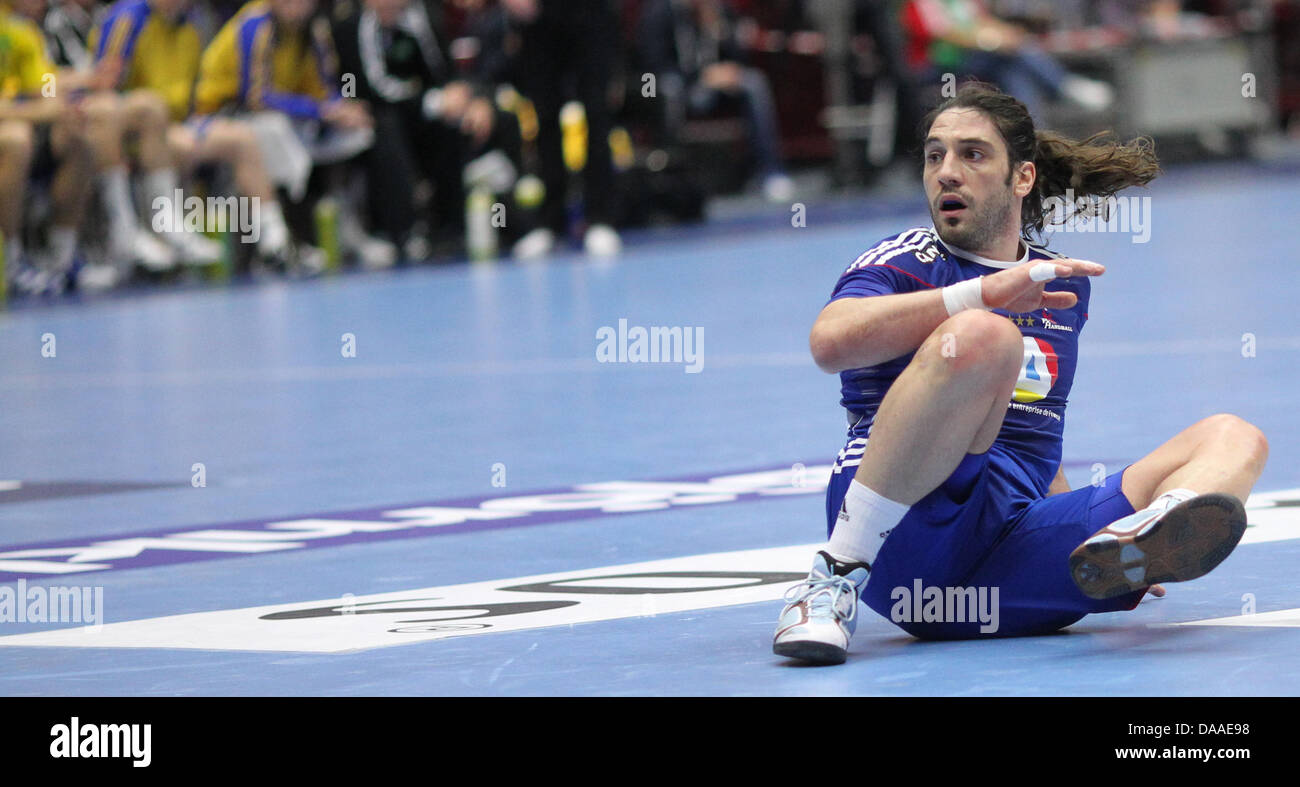 Bertrand Gille of France during the Men's Handball World Championship ...