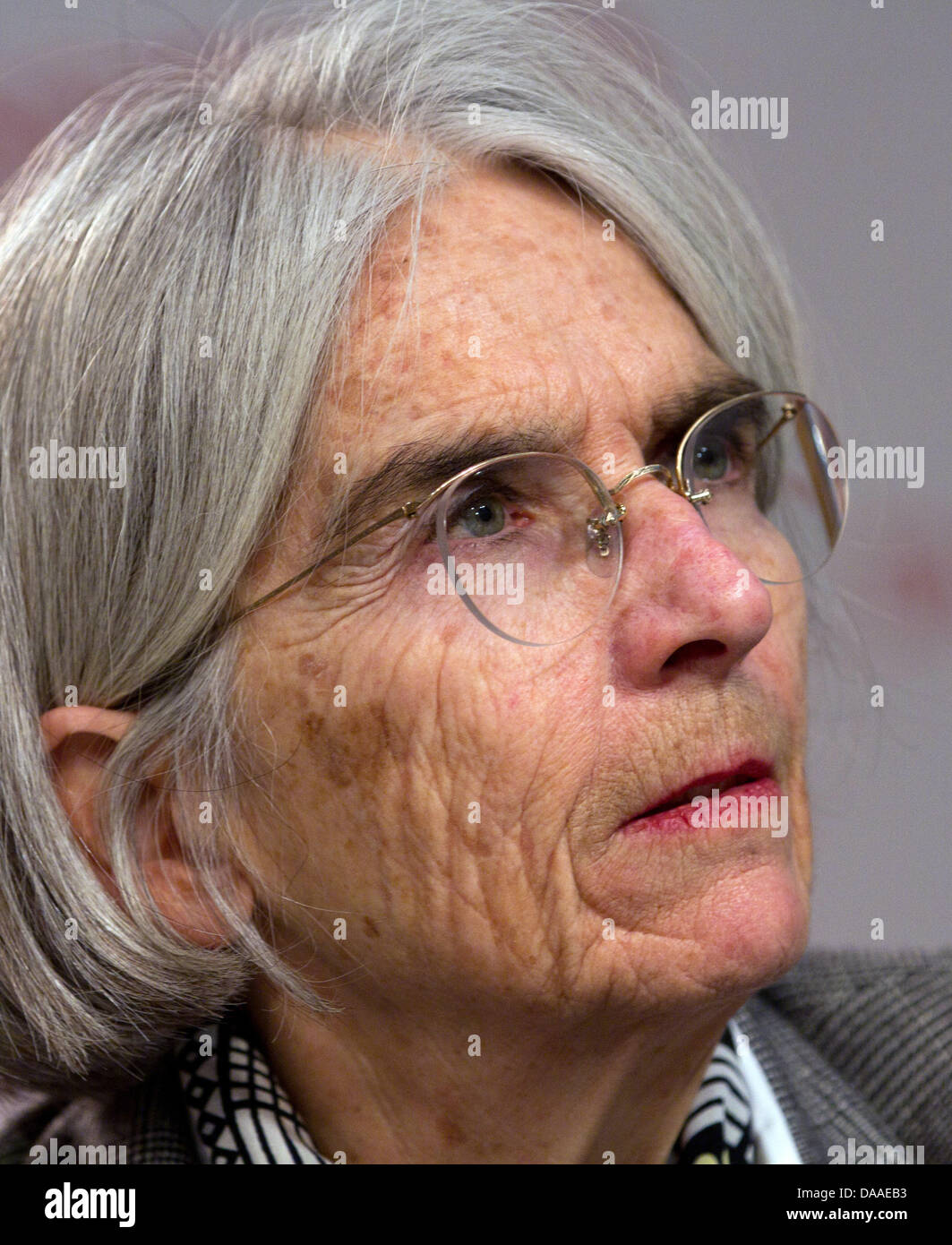 US author and novelist Donna Leon attends her book signing session for ...