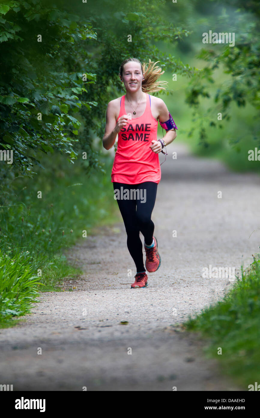 Female exercise morning hi-res stock photography and images - Alamy