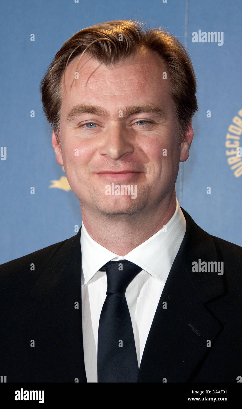 Director Christopher Nolan poses for a picture at the press room of the ...