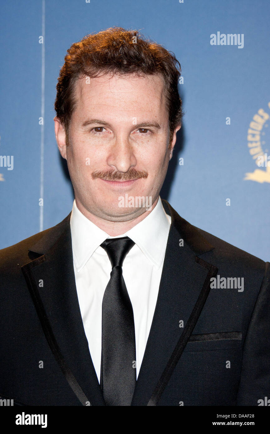 Director Darren Aronofsky poses for pictures in the press room of the ...